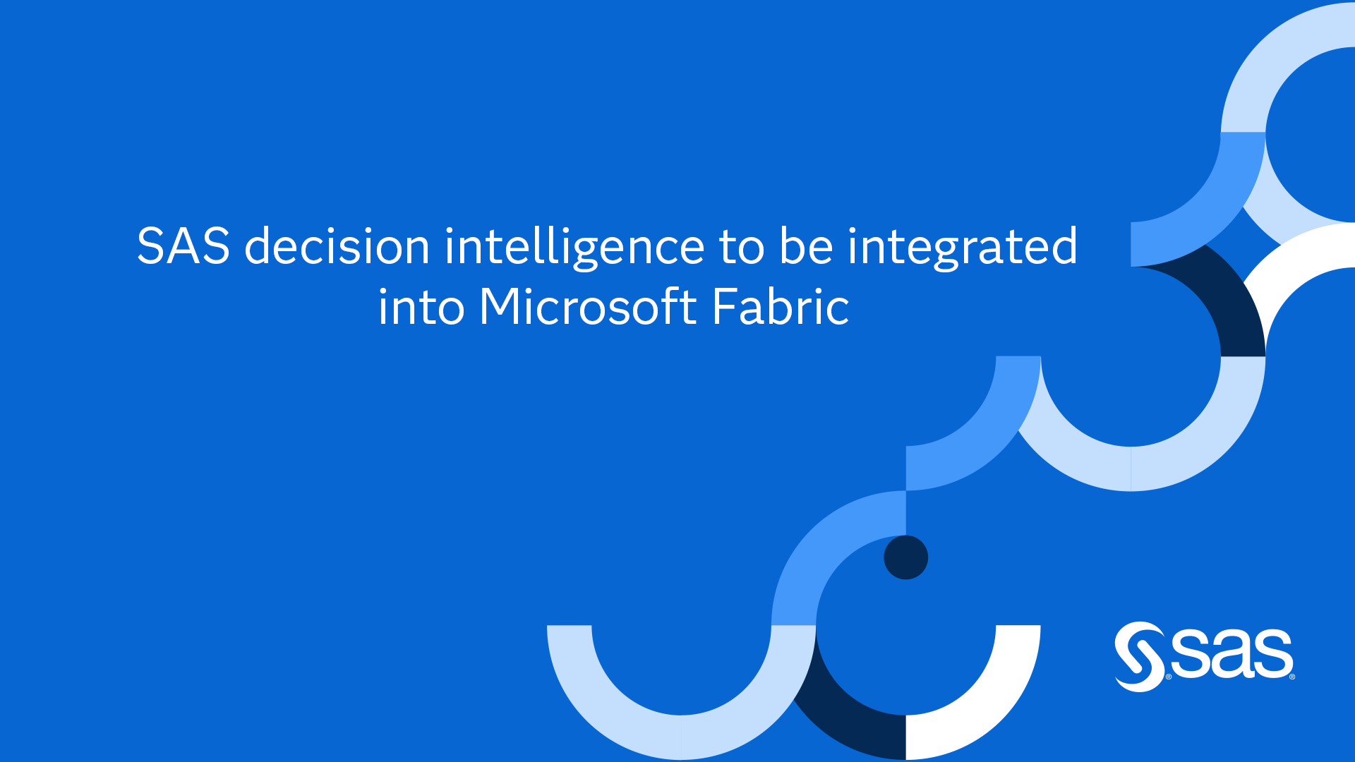 SAS decision intelligence to be integrated into Microsoft Fabric